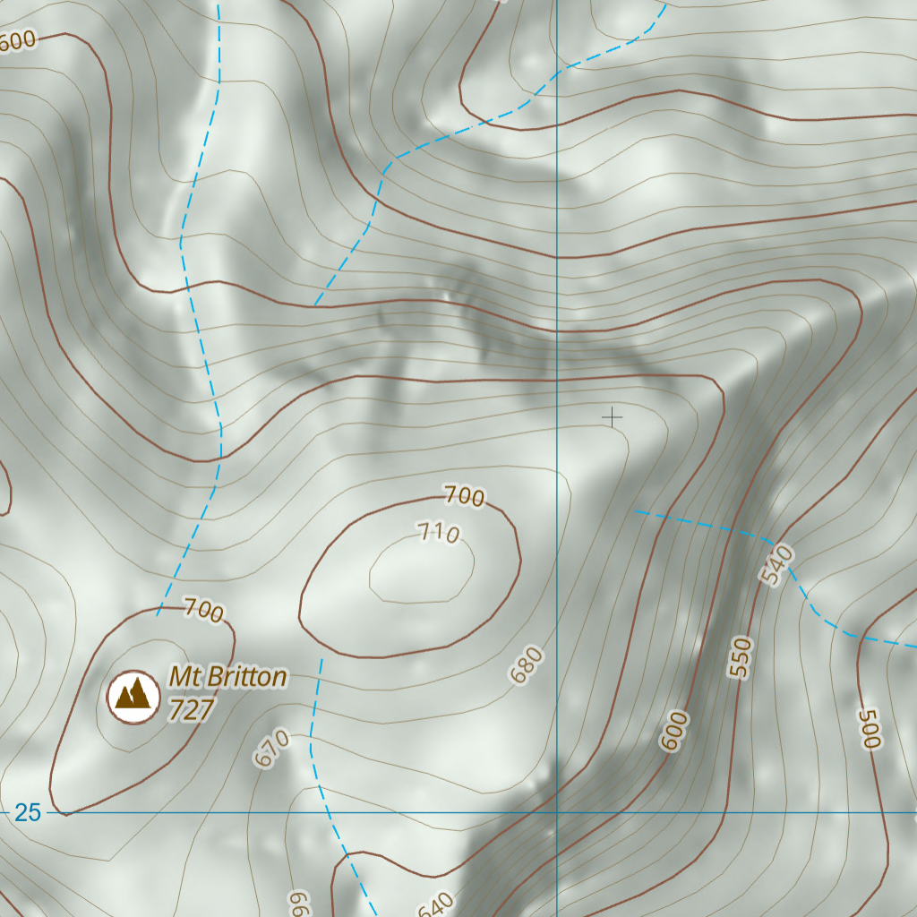 Mount Britton (8655-332) Map by Department of Natural Resources and ...