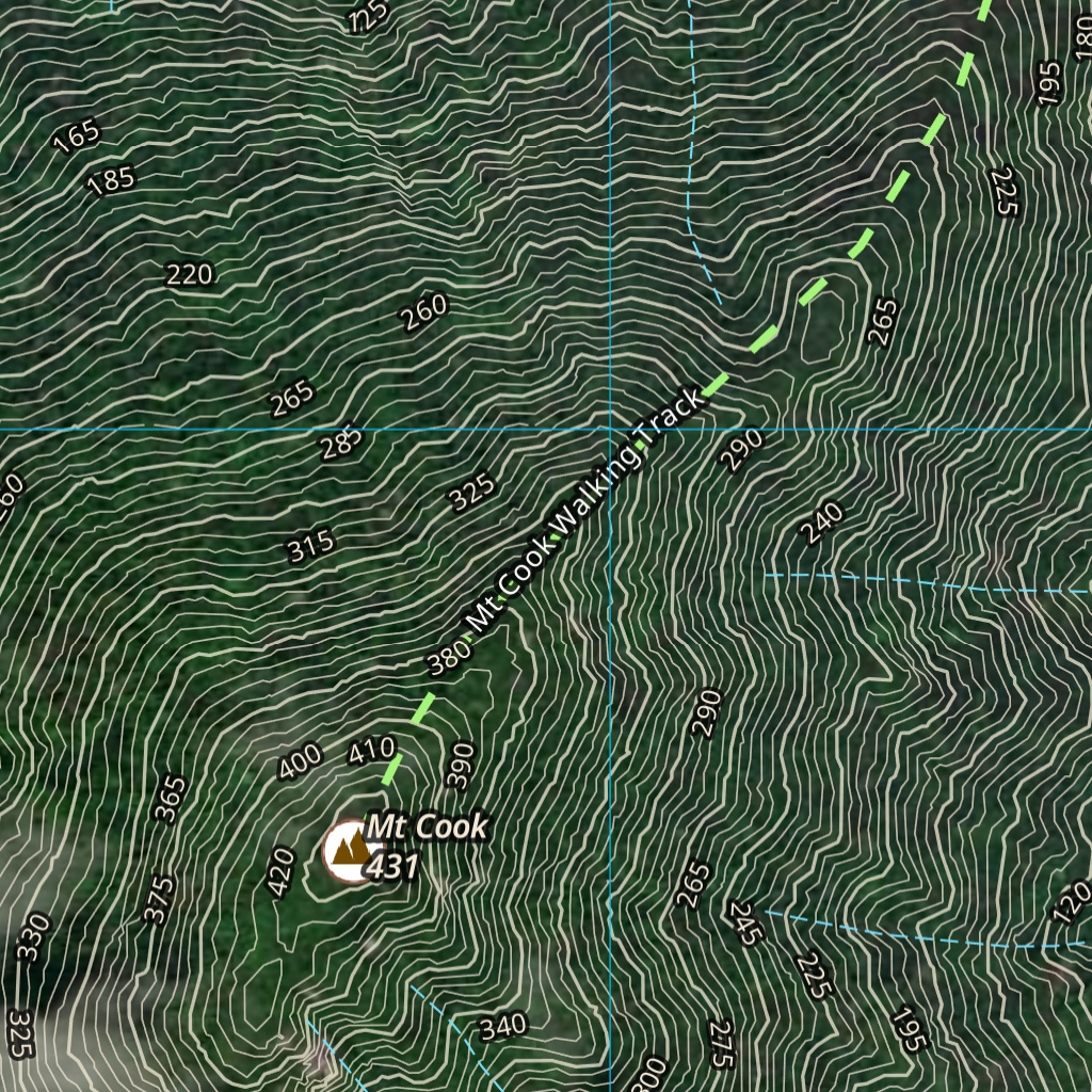 MOUNT COOK (7967-233i) Map by Department of Natural Resources and Mines ...