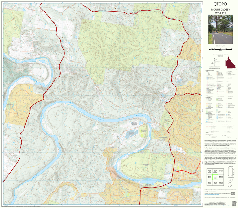 Mount Crosby (9442-144) Map by Department of Natural Resources and ...