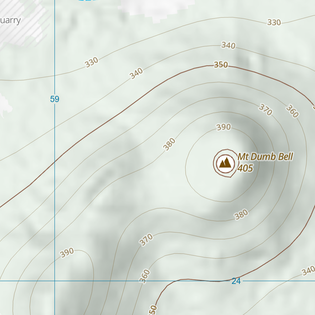 Mount Dumb-Bell (8451-341) Map by Department of Natural Resources and ...