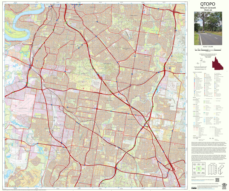 Mount Gravatt (9542-44) Map by Department of Natural Resources and ...