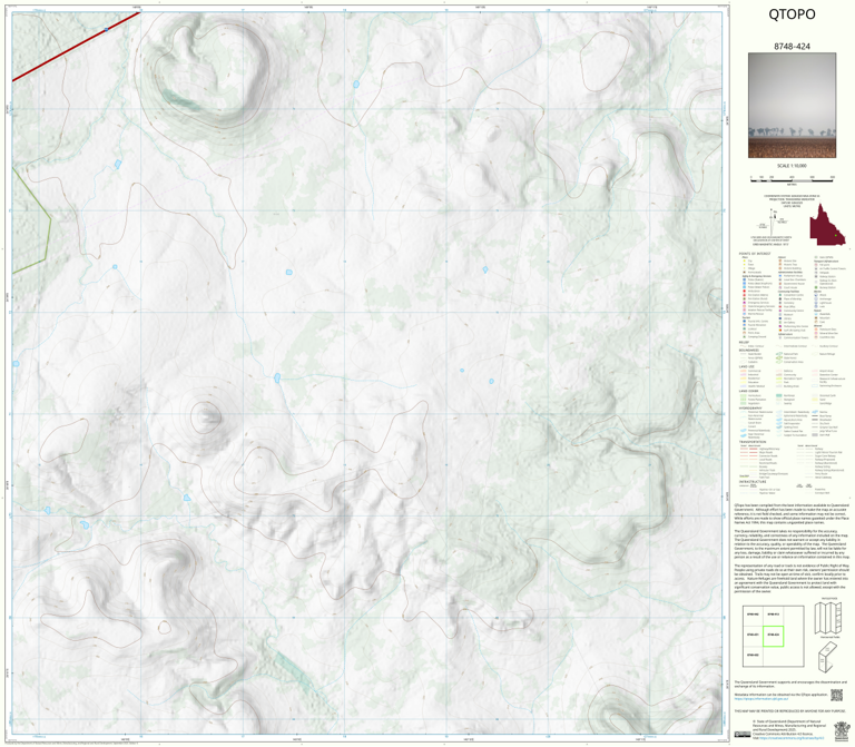 Mount Hope (8748-424) Map by Department of Natural Resources and Mines ...