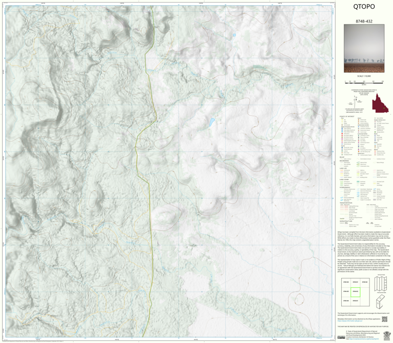 Mount Hope (8748-432) Map by Department of Natural Resources and Mines ...