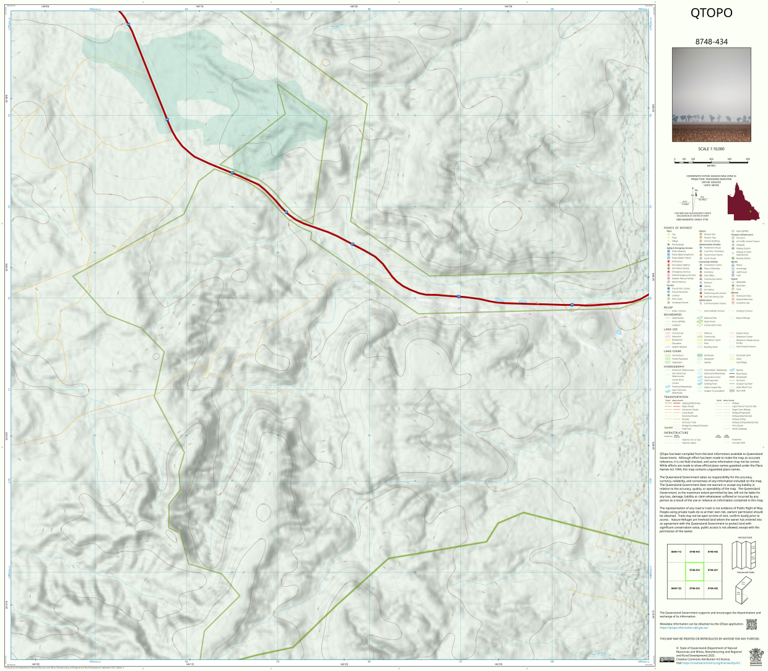 Mount Hope (8748-434) Map by Department of Natural Resources and Mines ...