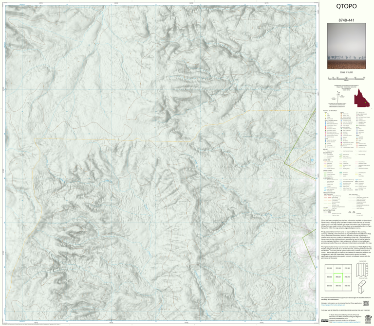 Mount Hope (8748-441) Map by Department of Natural Resources and Mines ...