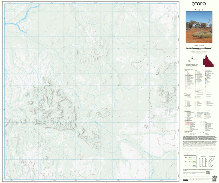 Mount Isa (6756-13) Map by Department of Natural Resources and Mines ...