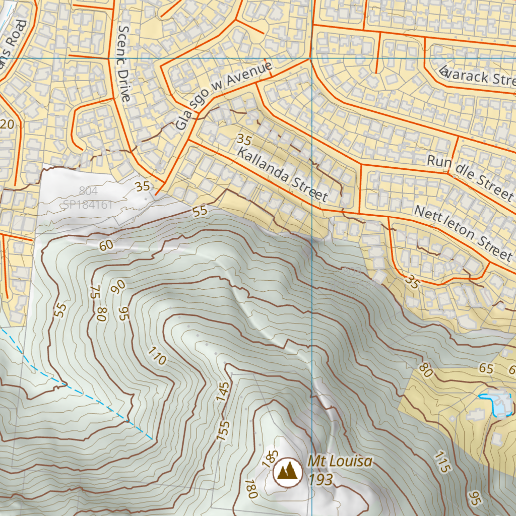 Mount Louisa (8259-311) Map by Department of Natural Resources and ...