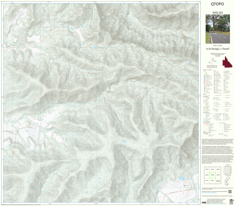 Mount Machar (9342-322) Map by Department of Natural Resources and ...