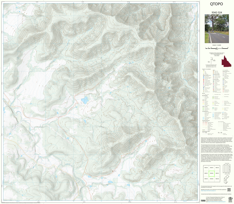 Mount Machar (9342-324) Map by Department of Natural Resources and ...