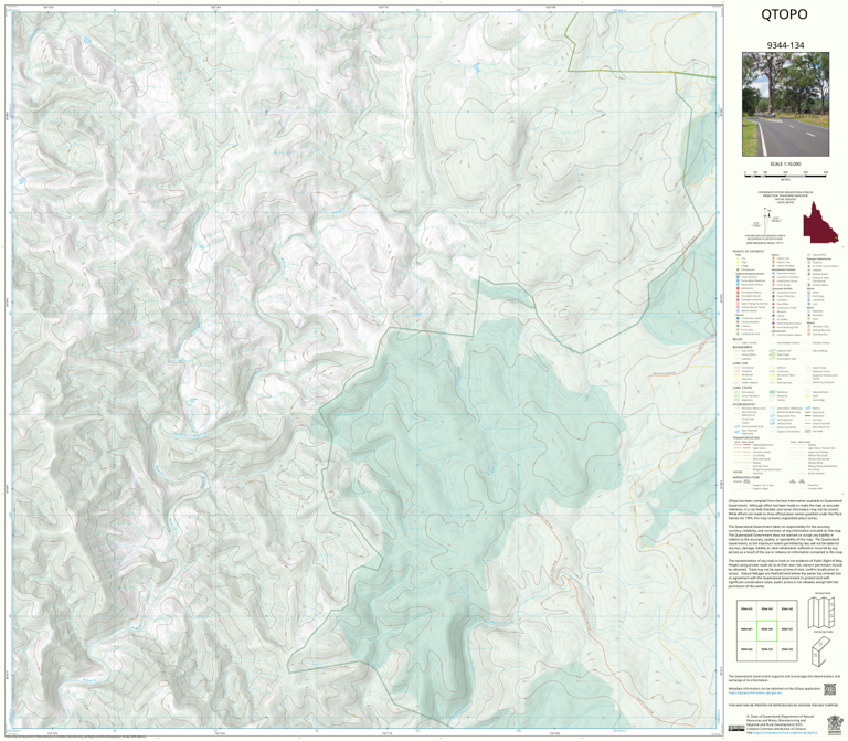 Mount Monsildale (9344-134) Map by Department of Natural Resources and ...