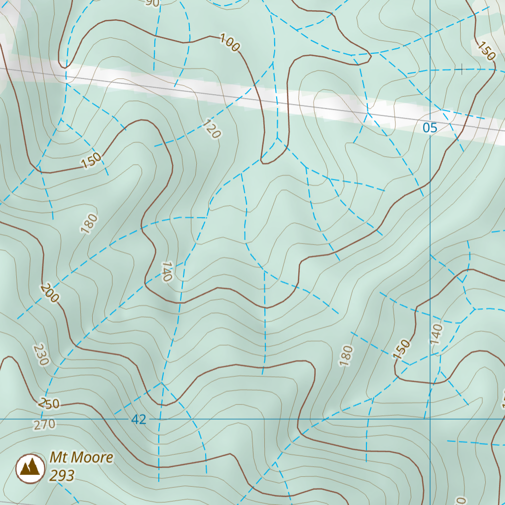 Mount Moore (9149-441) Map by Department of Natural Resources and Mines ...