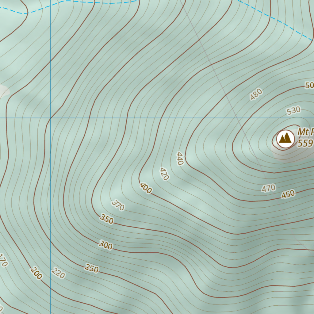 Mount Pluto (8557-242) Map by Department of Natural Resources and Mines ...