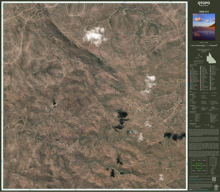 Mount Rous (7659-213i) Map by Department of Natural Resources and Mines ...
