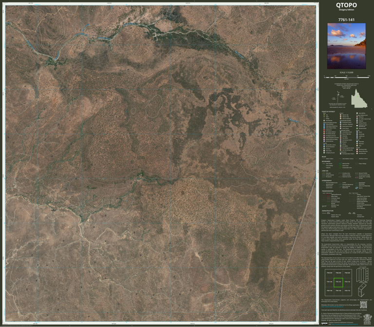 Mount Surprise (7761-141i) Map by Department of Natural Resources and ...