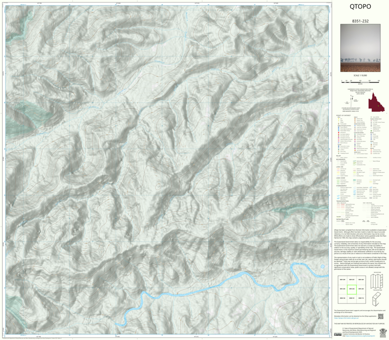 Mount Tabletop (8351-232) Map by Department of Natural Resources and ...
