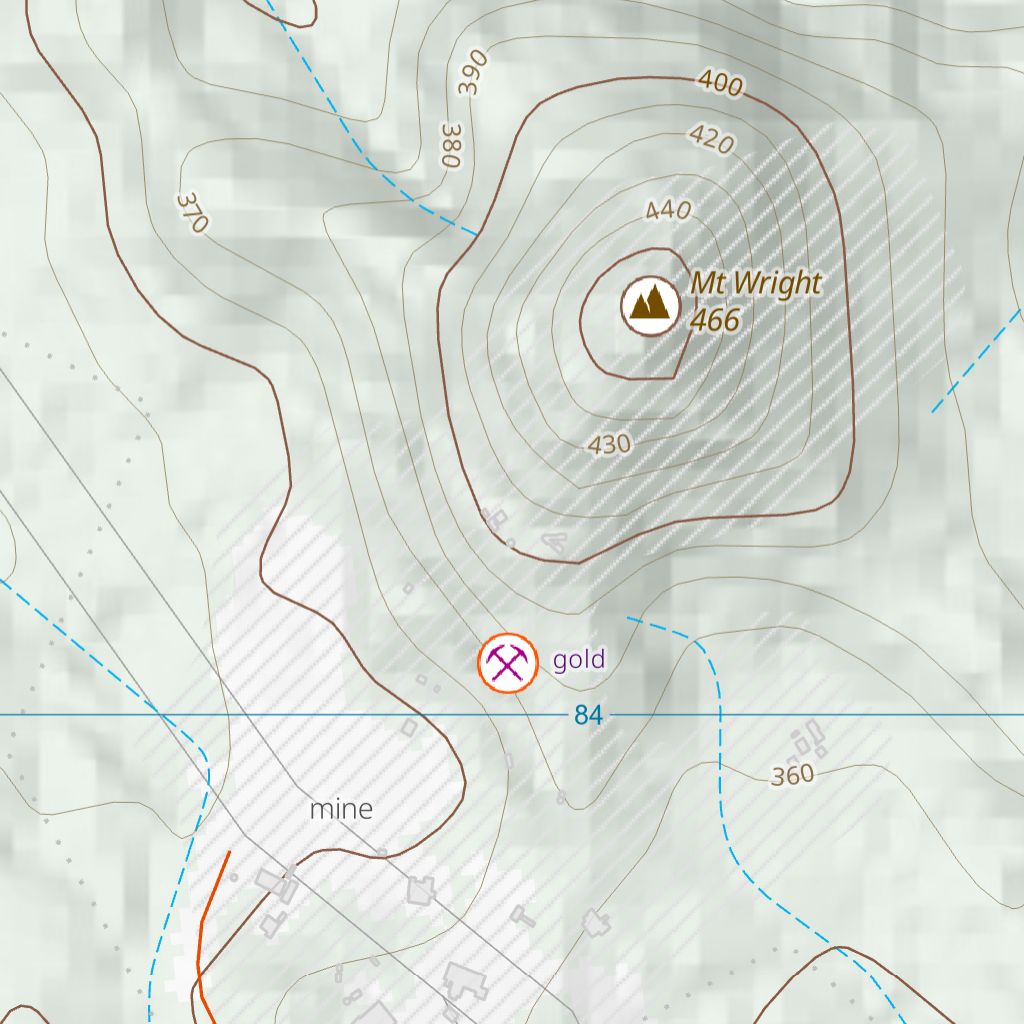 Mount Wright (8257-141) Map by Department of Natural Resources and ...