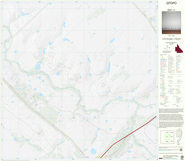 Moura (8848-111) Map by Department of Natural Resources and Mines ...