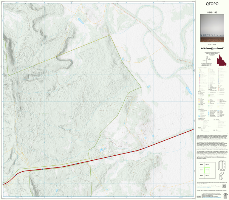 Moura (8848-142) Map by Department of Natural Resources and Mines ...