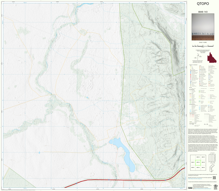 Moura (8848-143) Map by Department of Natural Resources and Mines ...