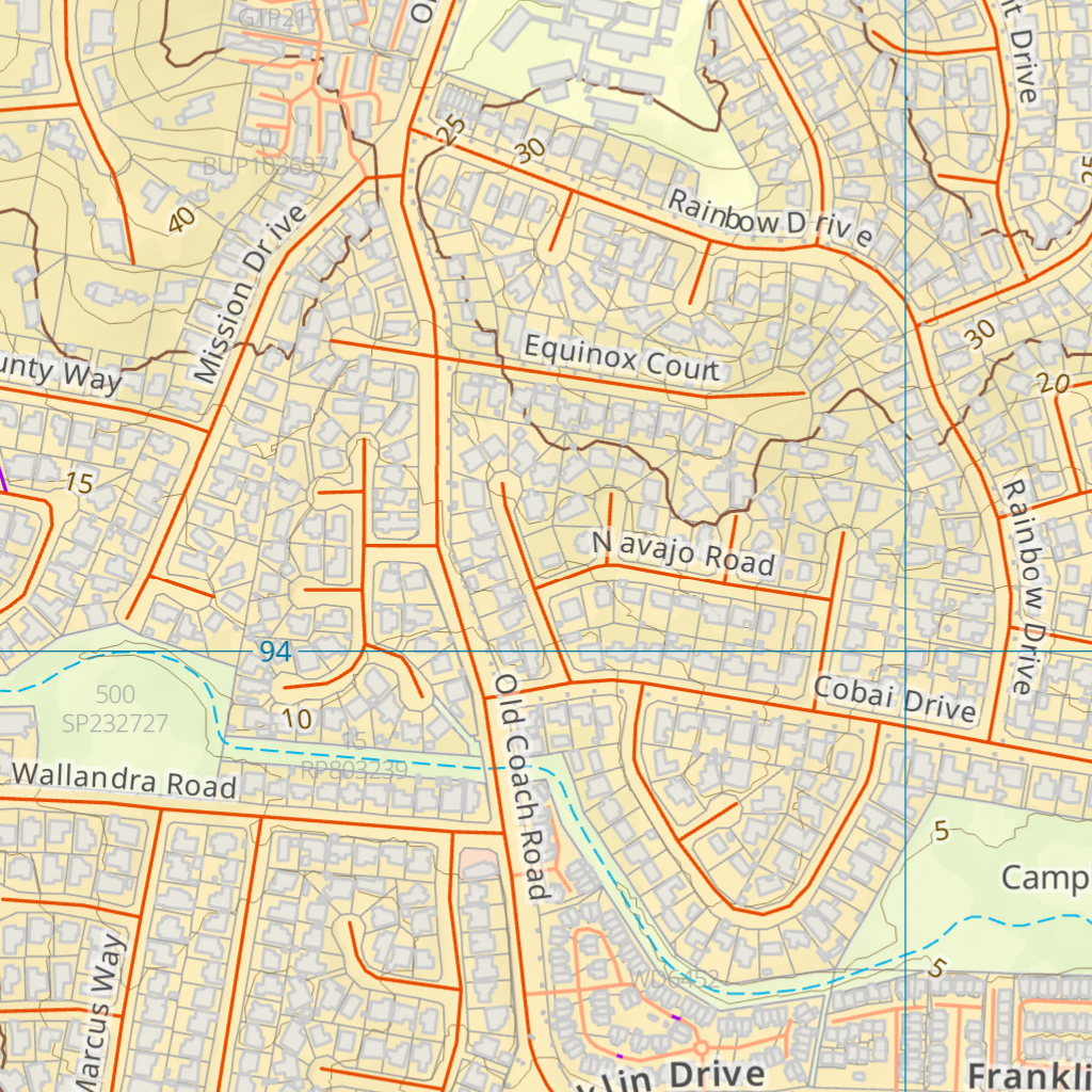 Mudgeeraba (9541-142) Map by Department of Natural Resources and Mines ...
