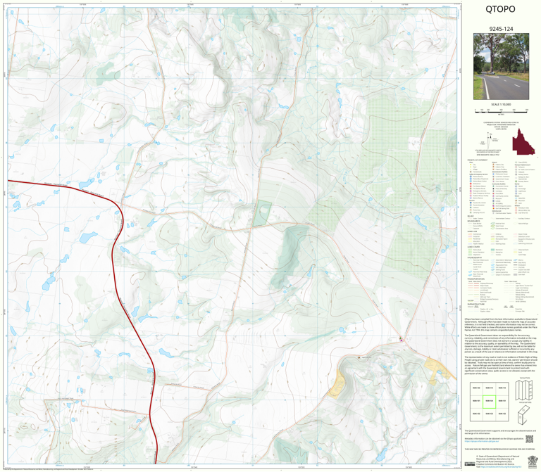 Murgon (9245-124) Map by Department of Natural Resources and Mines ...