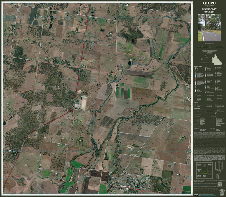 MUTDAPILLY (9442-314i) Map by Department of Natural Resources and Mines ...