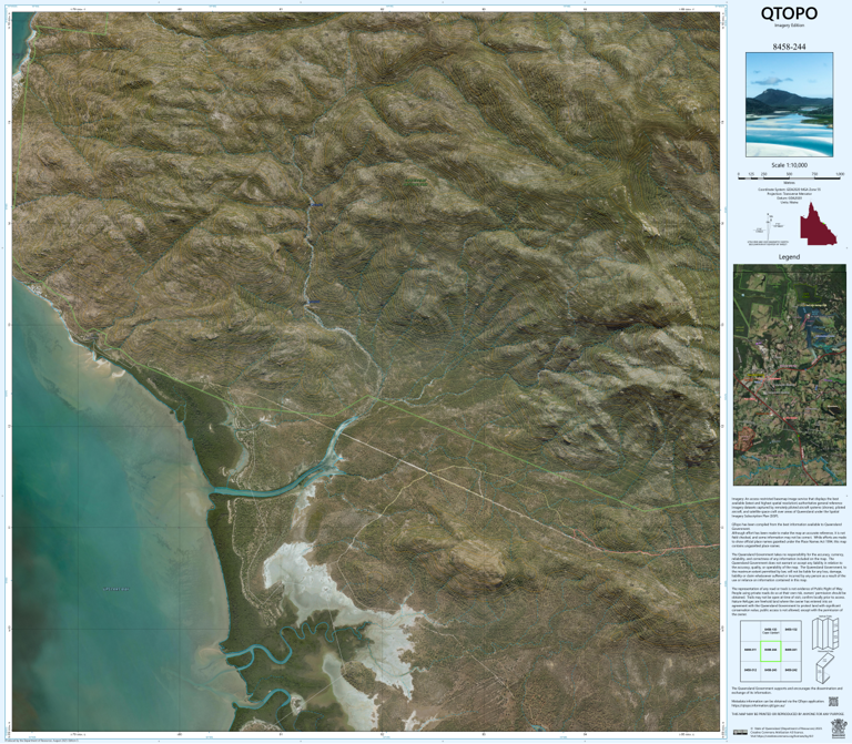 Nobbies Inlet (8458-244i) Map by Department of Natural Resources and ...