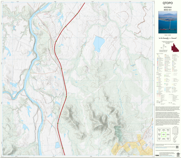Noorah (8656-431) Map by Department of Natural Resources and Mines ...