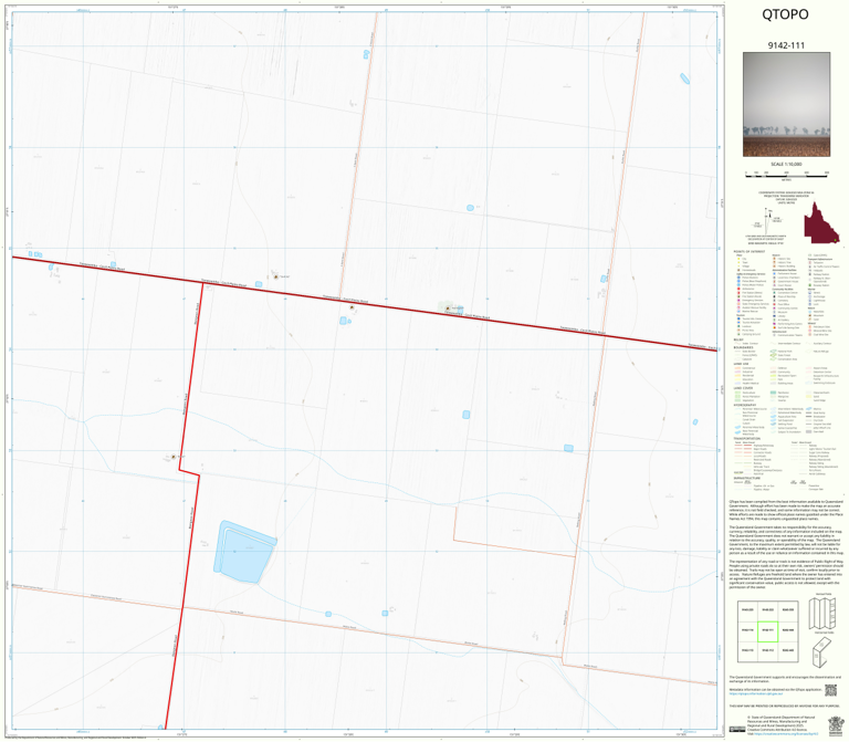 Norwin (9142-111) Map by Department of Natural Resources and Mines ...
