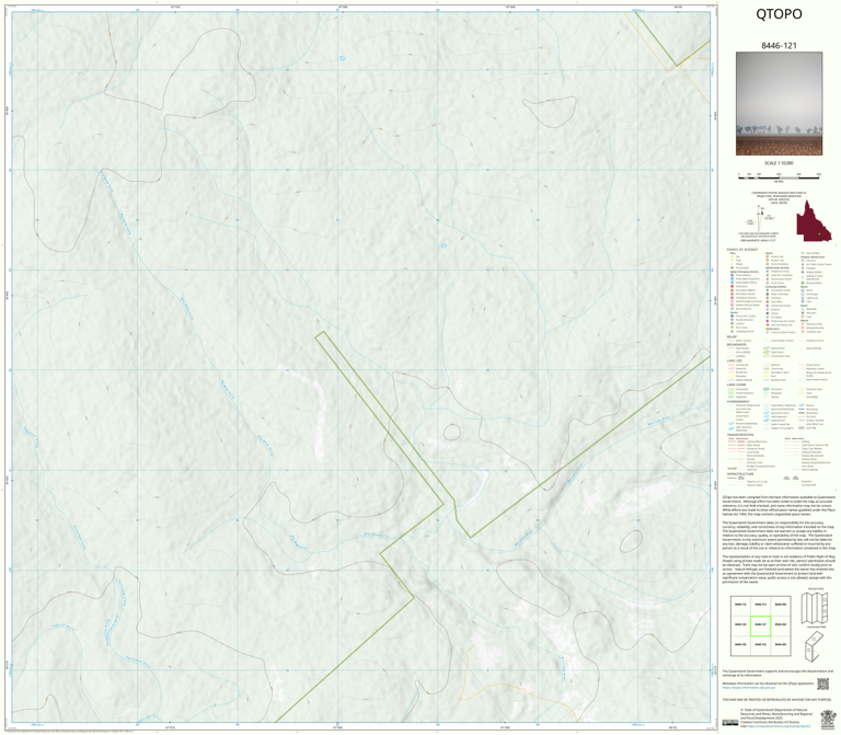 Oak Vale (8446-121) Map by Department of Natural Resources and Mines ...