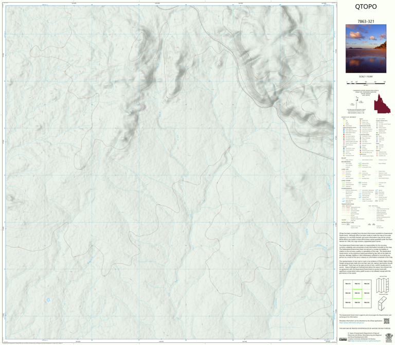 Ootann (7863-321) Map by Department of Natural Resources and Mines ...
