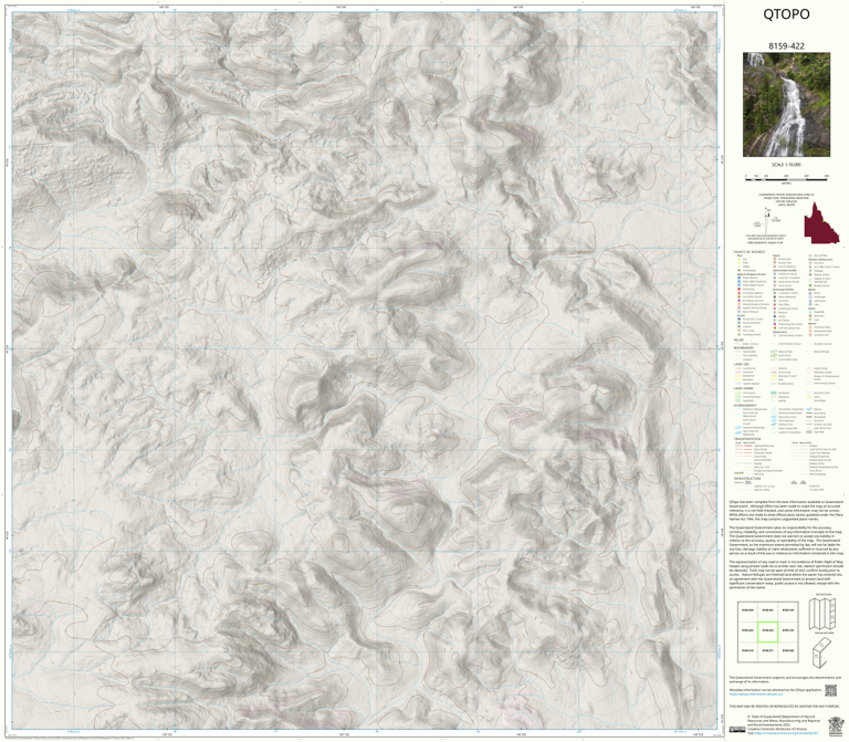 Paluma (8159-422) Map by Department of Natural Resources and Mines ...