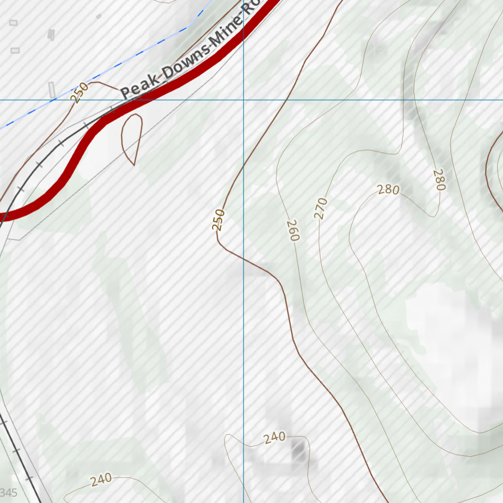 Peak Downs (8553-314) Map by Department of Natural Resources and Mines ...