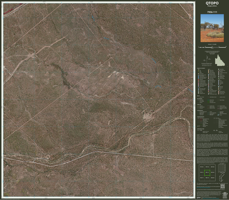 Pentland (7956-111i) Map by Department of Natural Resources and Mines ...