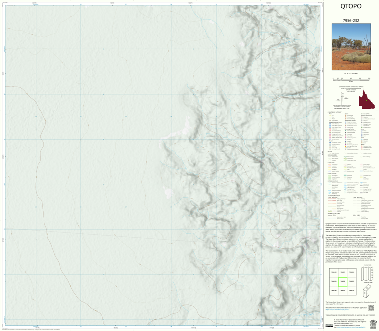 Pentland (7956-232) Map by Department of Natural Resources and Mines ...