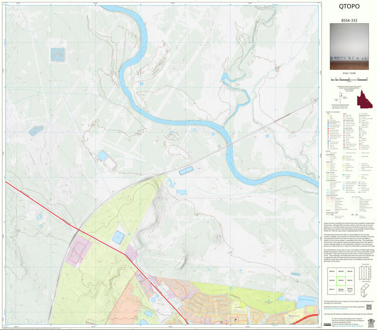 Picardy (8554-333) Map by Department of Natural Resources and Mines ...