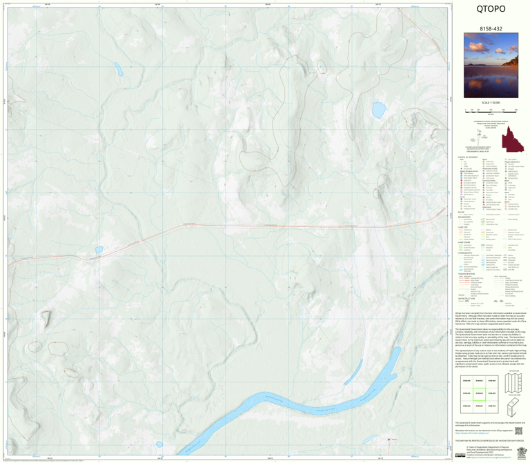 Piccadilly (8158-432) Map by Department of Natural Resources and Mines ...