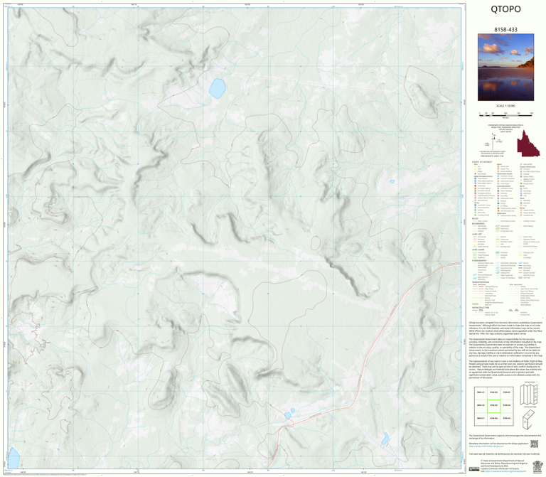 Piccadilly (8158-433) Map by Department of Natural Resources and Mines ...