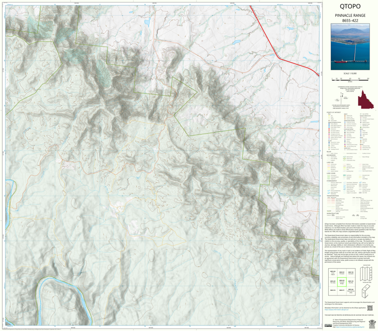 Pinnacle Range (8655-422) Map by Department of Natural Resources and ...