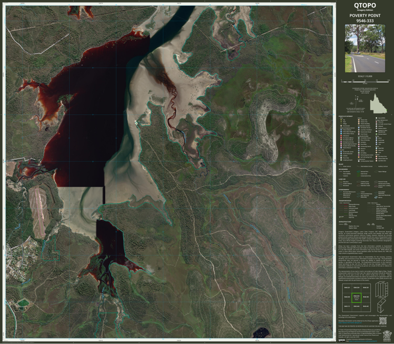 POVERTY POINT (9546-333i) Map by Department of Natural Resources and ...