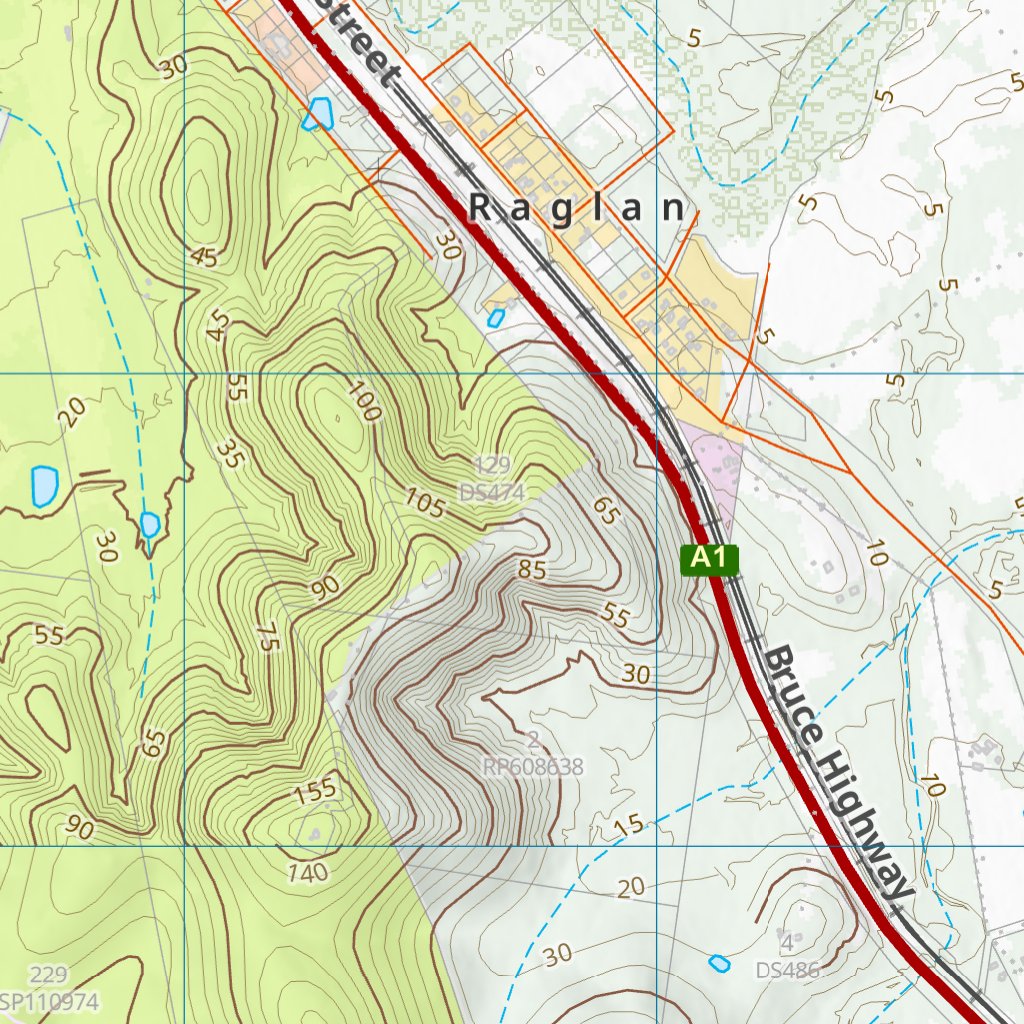 Raglan (9050-13) Map by Department of Natural Resources and Mines ...