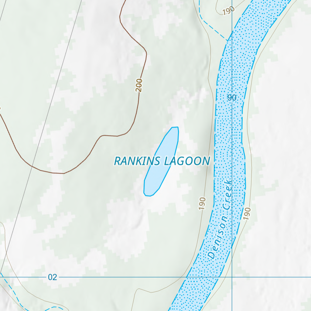 Rankins Lagoon (8654-131) Map by Department of Natural Resources and ...