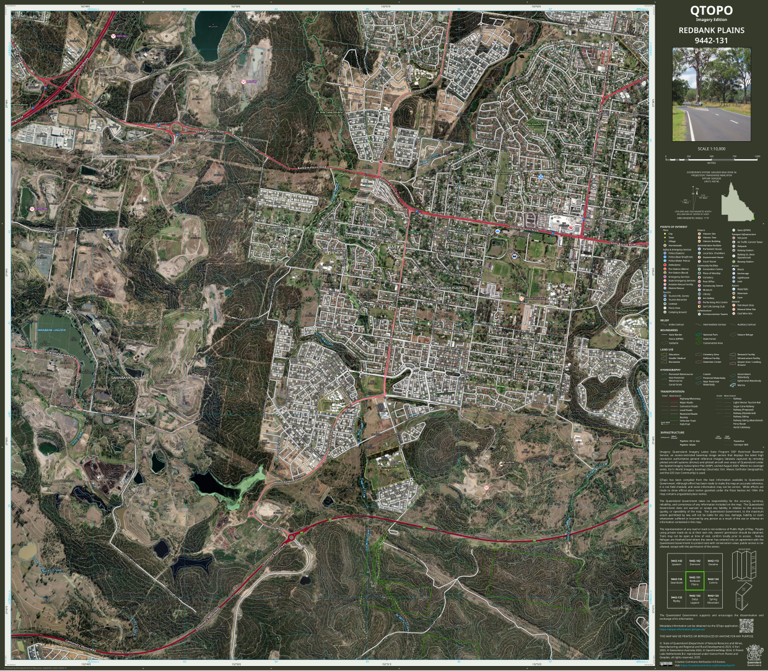 REDBANK PLAINS (9442-131i) Map by Department of Natural Resources and ...