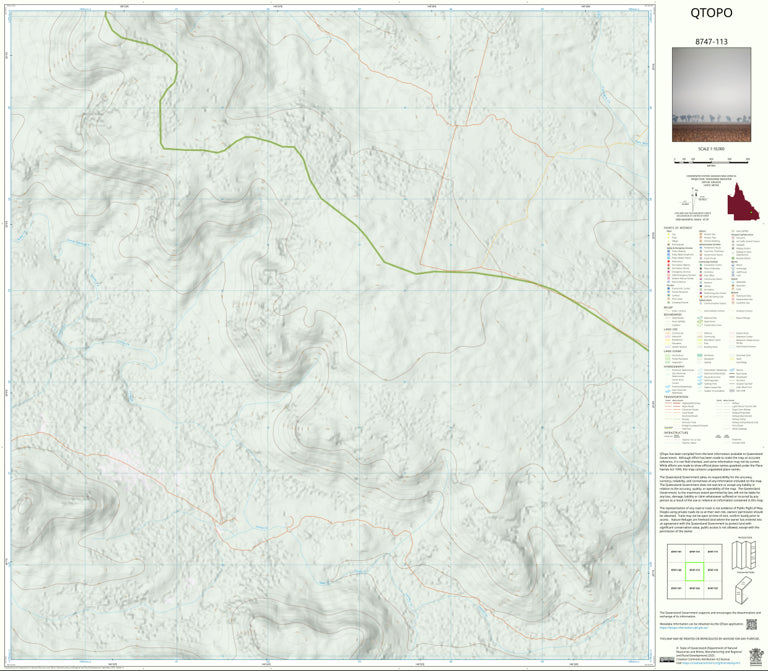 Reedy Creek (8747-113) Map by Department of Natural Resources and Mines ...