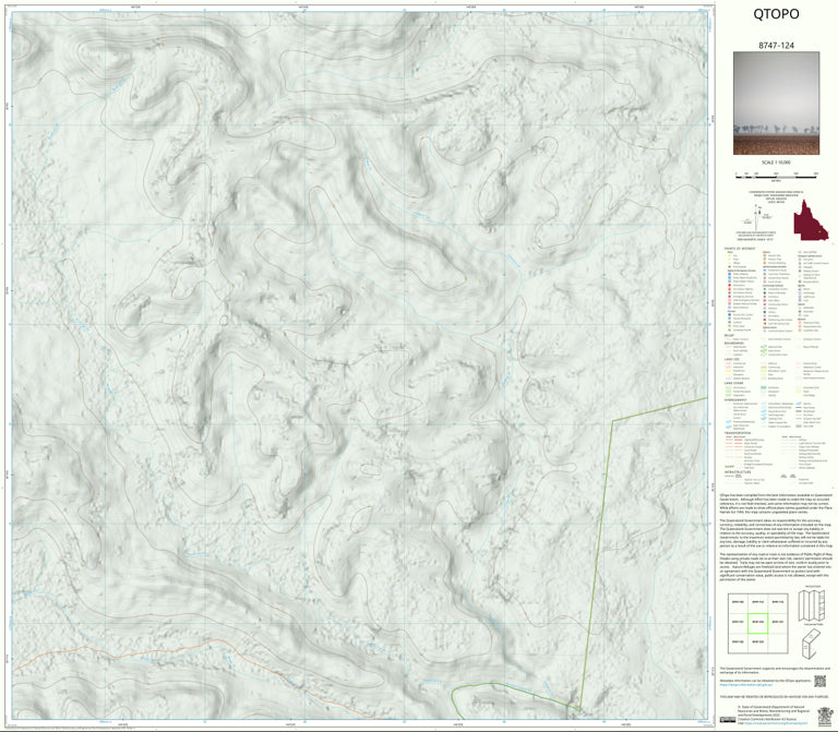 Reedy Creek (8747-124) Map by Department of Natural Resources and Mines ...