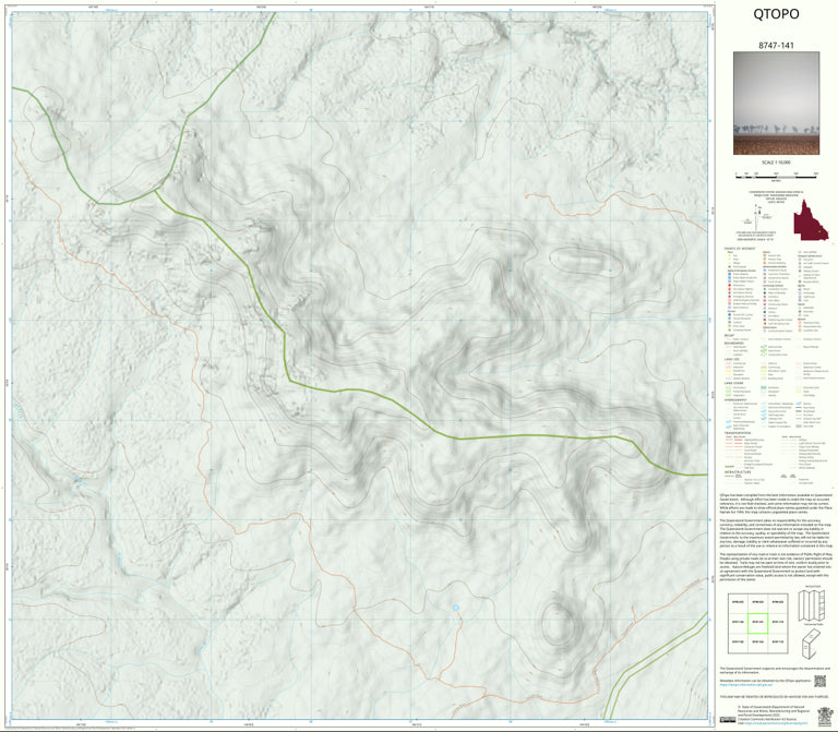Reedy Creek (8747-141) Map by Department of Natural Resources and Mines ...