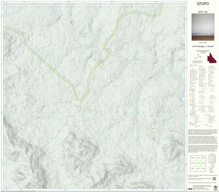 Reedy Creek (8747-142) Map by Department of Natural Resources and Mines ...