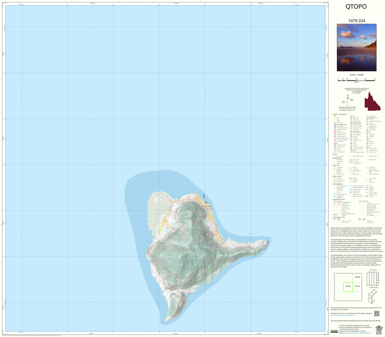 Saibai (7479-334) Map by Department of Natural Resources and Mines ...