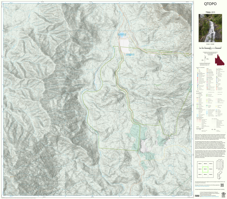 Shiptons Flat (7966-311) Map by Department of Natural Resources and ...
