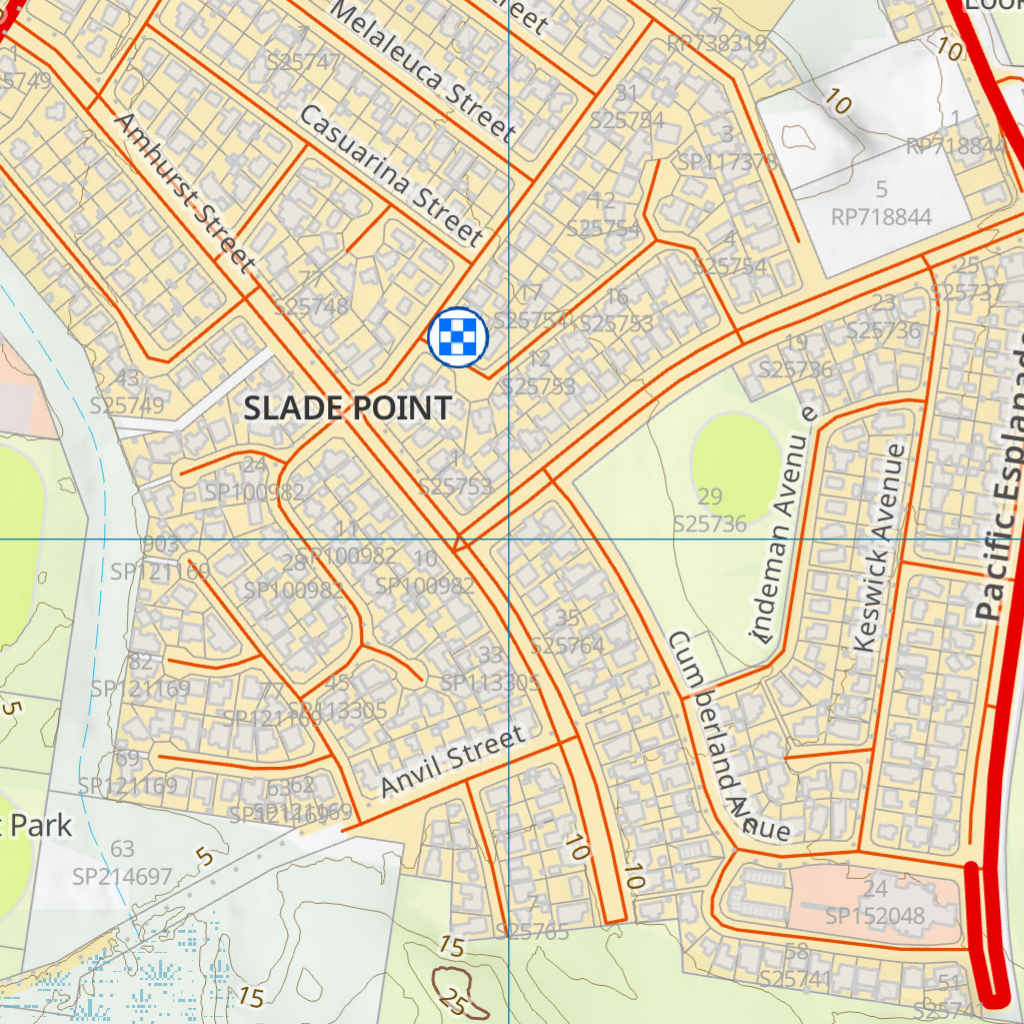 Slade Point (8755-412) Map by Department of Natural Resources and Mines ...